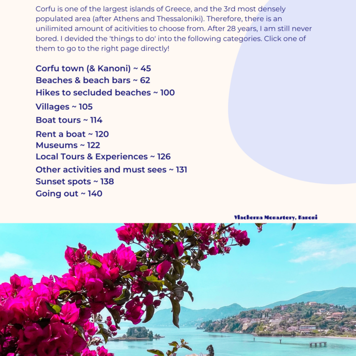 Corfu Island, Greece - Travel Guide (e-book) - Tzatchickie