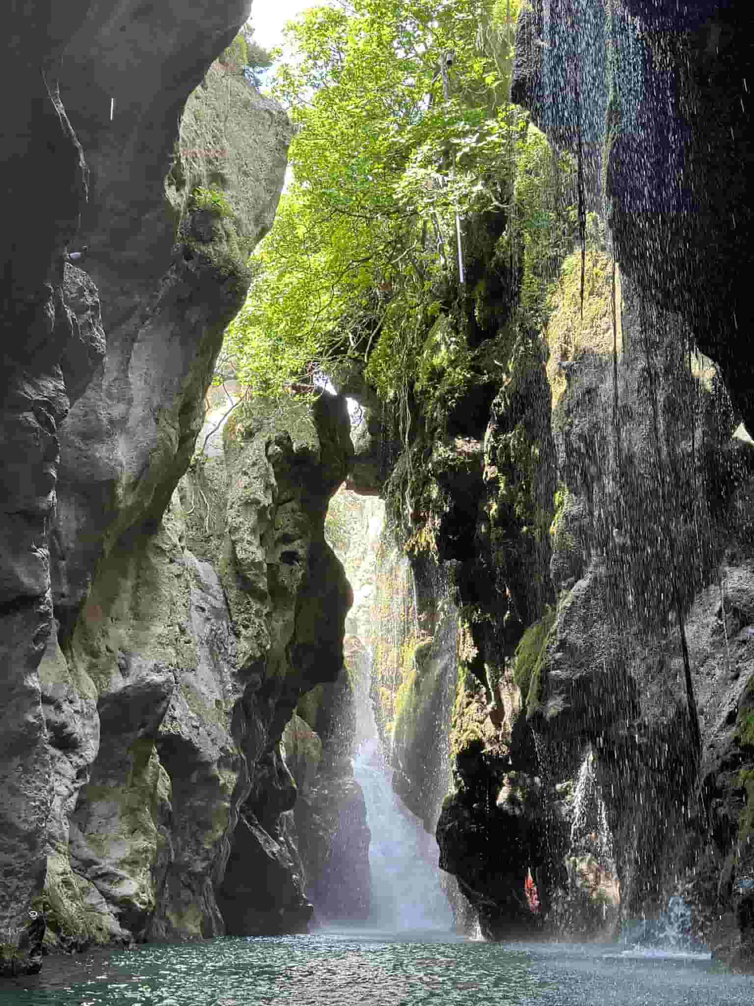 Visiting the Kourtaliotiko Gorge waterfalls in Crete - Tzatchickie